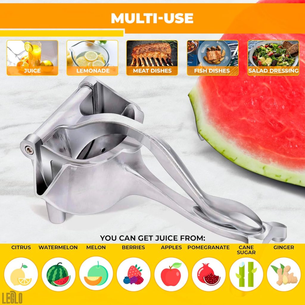 Stainless Steel Lemon Squeezer Review | Angela Juicers