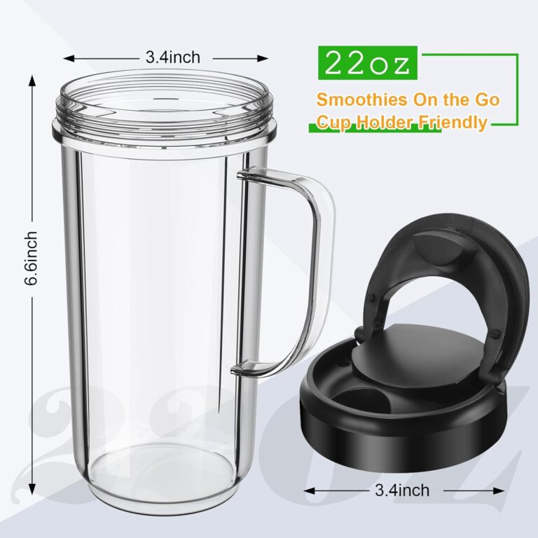 2 Pack Magic Bullet Blender Cups 22oz review | Angela Juicers